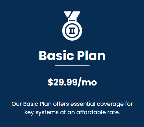 Basic Plan - Prestige Home Guard